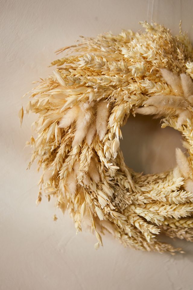 Bleached Grasses Wreath | Terrain