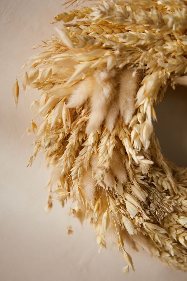 Bleached Grasses Wreath | Terrain