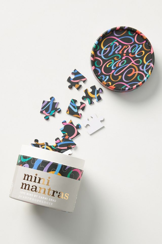 Love Wins Mini Mantras Puzzle | Anthropologie