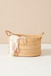 Loop Handle Woven Basket | Anthropologie
