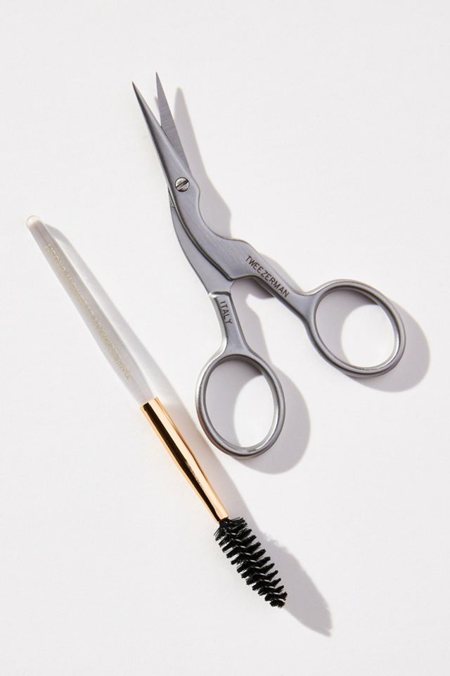 Tweezerman Eyebrow Shaping Scissors and Brush Set | Anthropologie