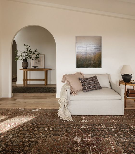 Amber Lewis for Anthropologie Keane Slipcover Chair | AnthroLiving