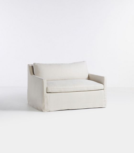 Amber Lewis for Anthropologie Keane Slipcover Chair | AnthroLiving
