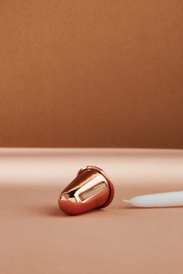 Copper Taper Candle Sharpener | Anthropologie