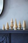Miniature Wooden Trees, Set of 6 | Anthropologie