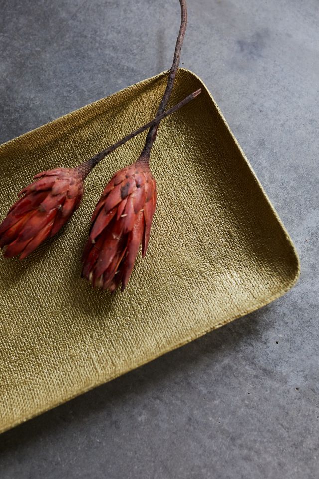 Gold Linework Decorative Tray | Terrain