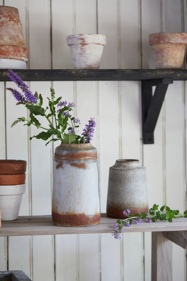Distressed Iron Jug Bud Vase | Terrain