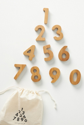 Bamboo Numbers Toy Set | Anthropologie