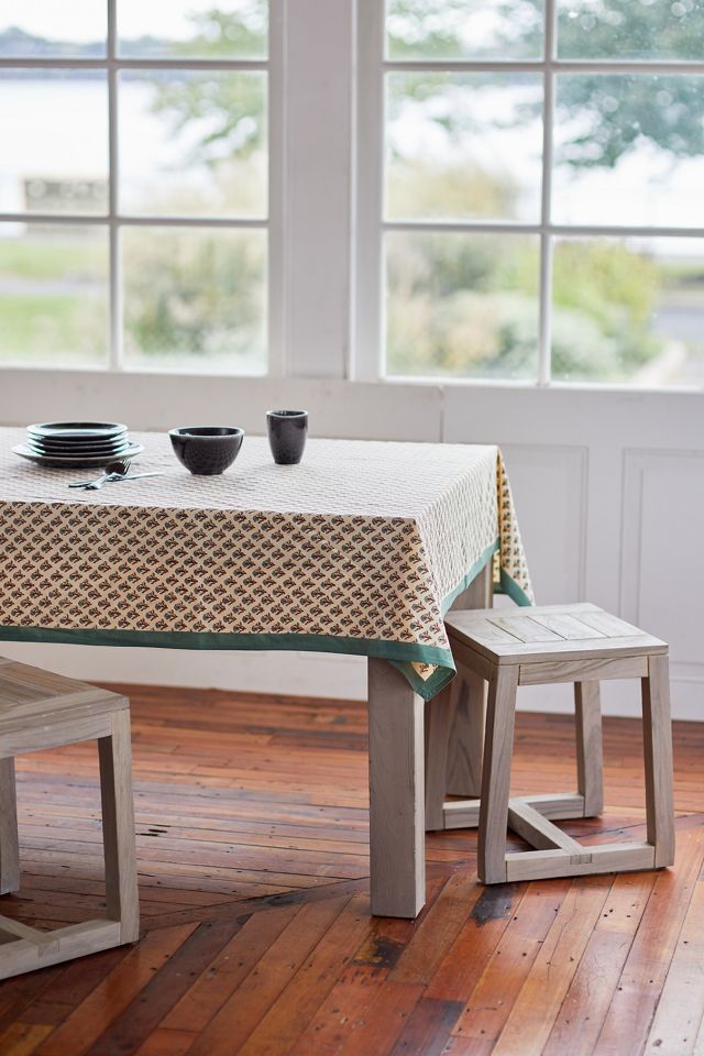 Geo Clover Tablecloth | Anthropologie