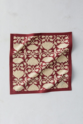 Ruby Flower Napkins, Set of 4 | Anthropologie