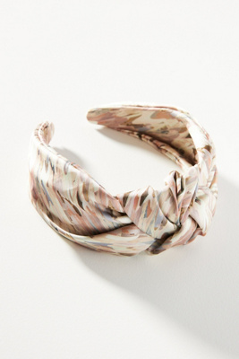 Watercolor Knotted Headband Anthropologie