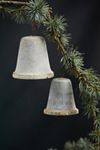 Weathered Bell Ornaments, Set of 2 | Anthropologie