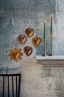 Gilded Hearts, Set of 3 | AnthroLiving