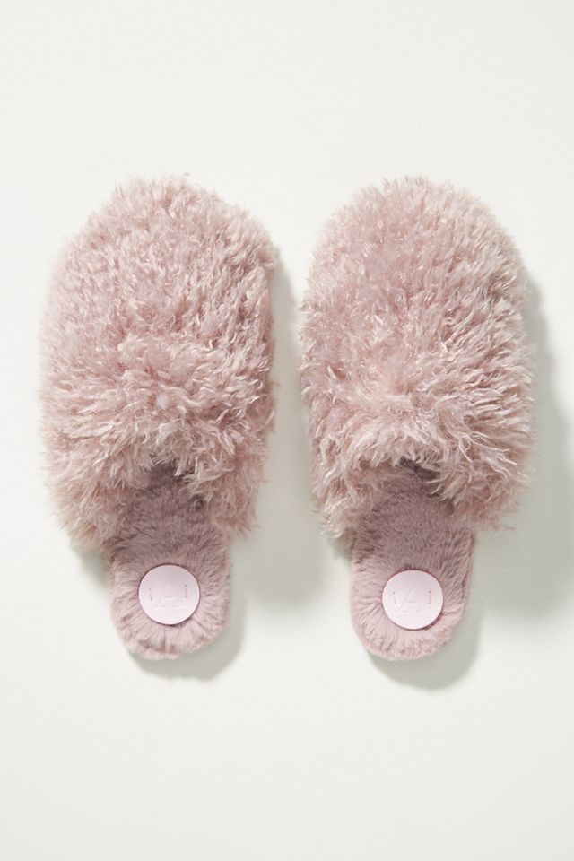 Fuzzy Slide Slippers | Anthropologie UK