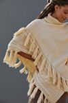 Turtleneck Fringed Poncho | Anthropologie