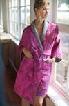 Floral Quilted Reversible Robe | Anthropologie