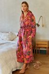 By Anthropologie Amber Floral Robe | Anthropologie