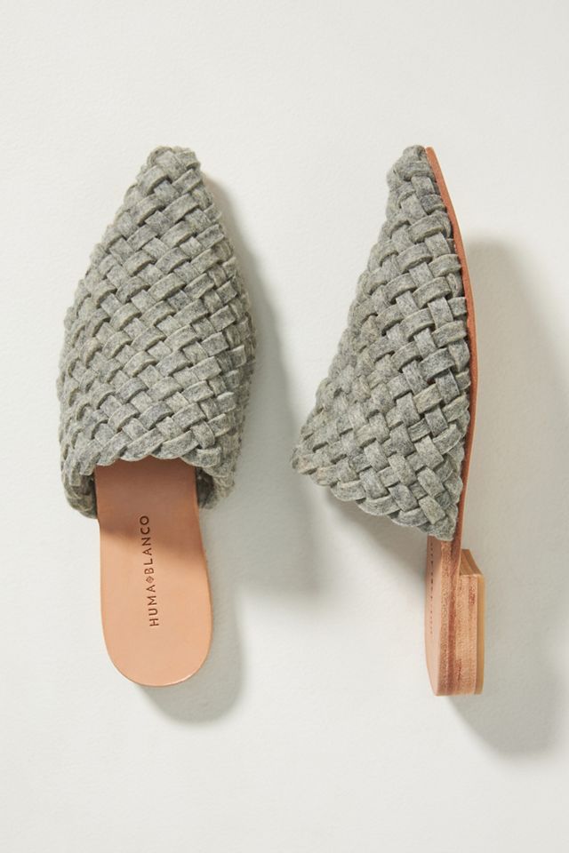 Huma Blanco Braided Mules | Anthropologie
