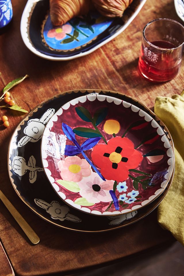 Francesca Kaye Floral Atelier Dinner Plate | Anthropologie
