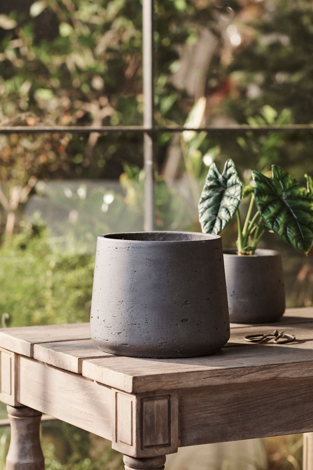 Fiber Cement Drop Planter, 8" | Terrain