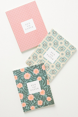 Patterned Notebooks, Set of 3 | Anthropologie