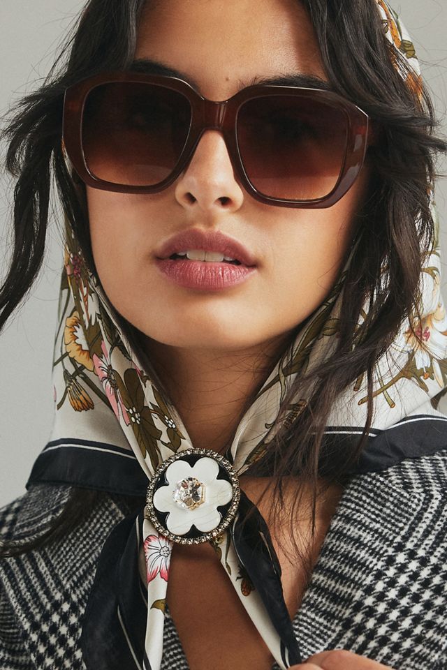 Geo Square Sunglasses | Anthropologie