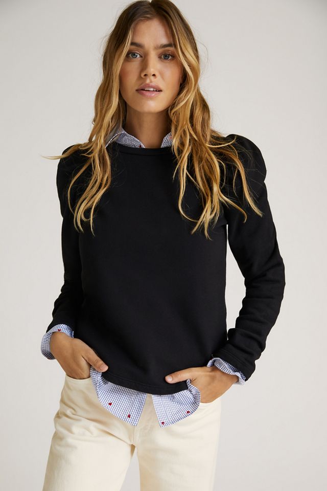 Puff-Sleeved Sweatshirt | Anthropologie