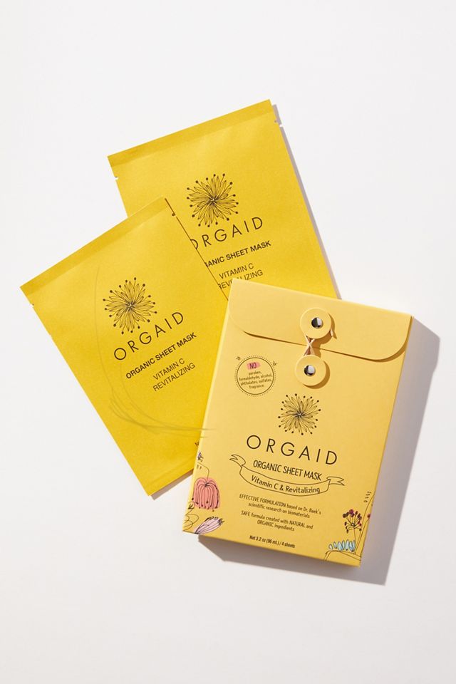 Orgaid Vitamin C Revitalizing Sheet Mask Set | Anthropologie