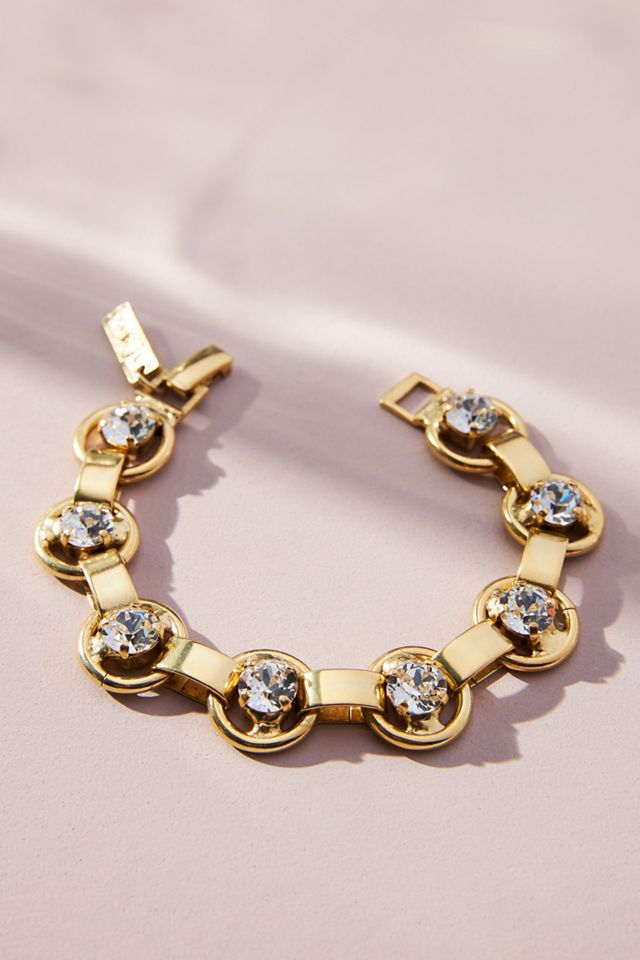 Tova Crystal Linked Bracelet | Anthropologie