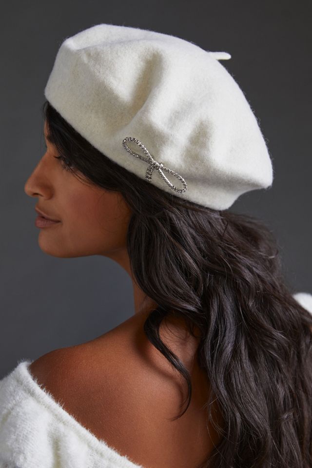 Embellished Knit Beret | Anthropologie