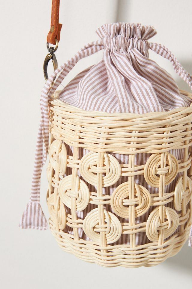 Raffia Bucket Bag | Anthropologie