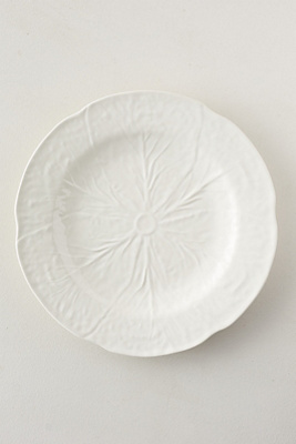 Ceramic Cabbage Charger Plate | AnthroLiving