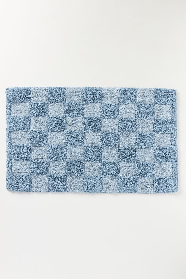 Tufted Checkerboard Bath Mat | Anthropologie UK