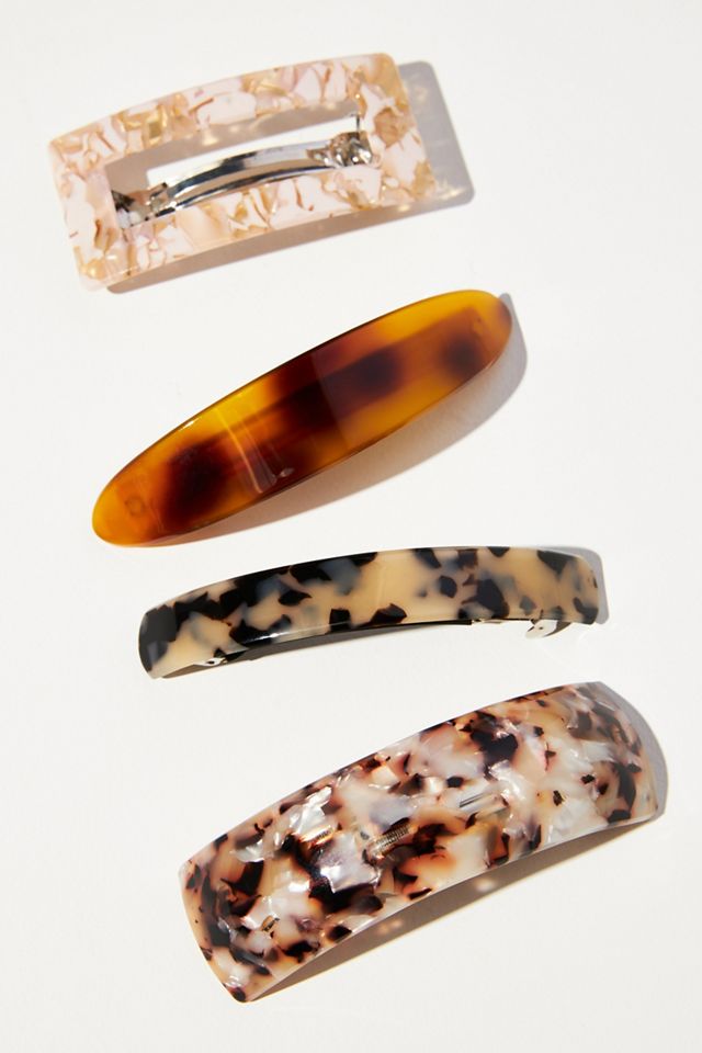 Resin Barrette Set | Anthropologie