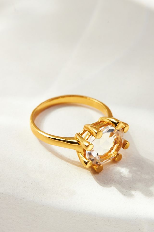 Square Claw Ring | Anthropologie