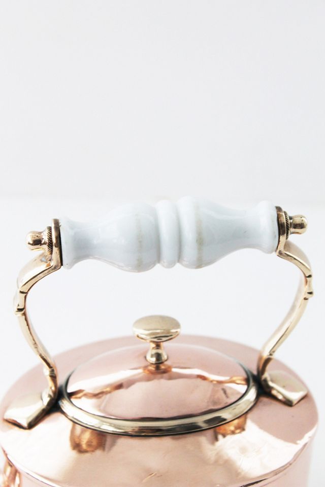 Coppermill Kitchen English Tea Kettle With Porcelain Handle | AnthroHome