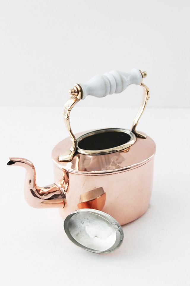 Coppermill Kitchen English Tea Kettle With Porcelain Handle | AnthroHome