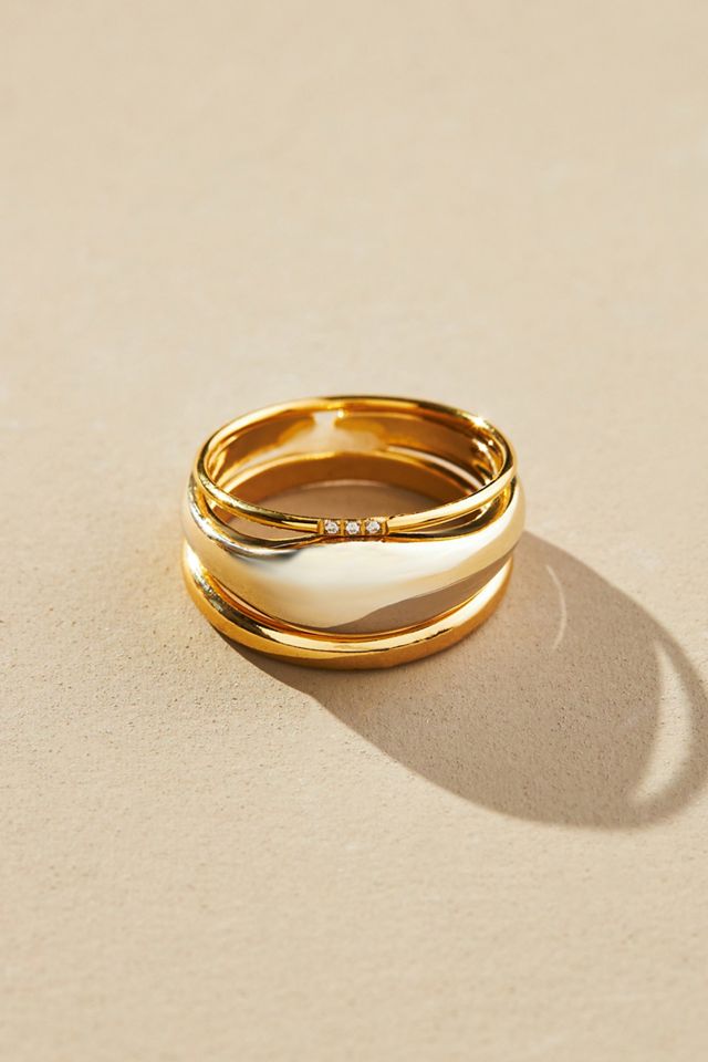 Sleek Ring Set | Anthropologie