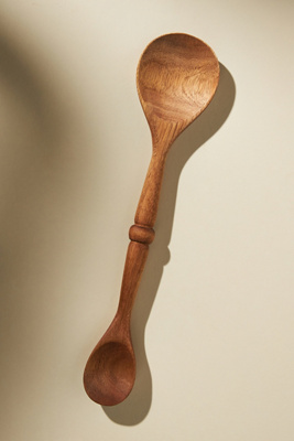 Wooden Double-Sided Spoon | AnthroLiving