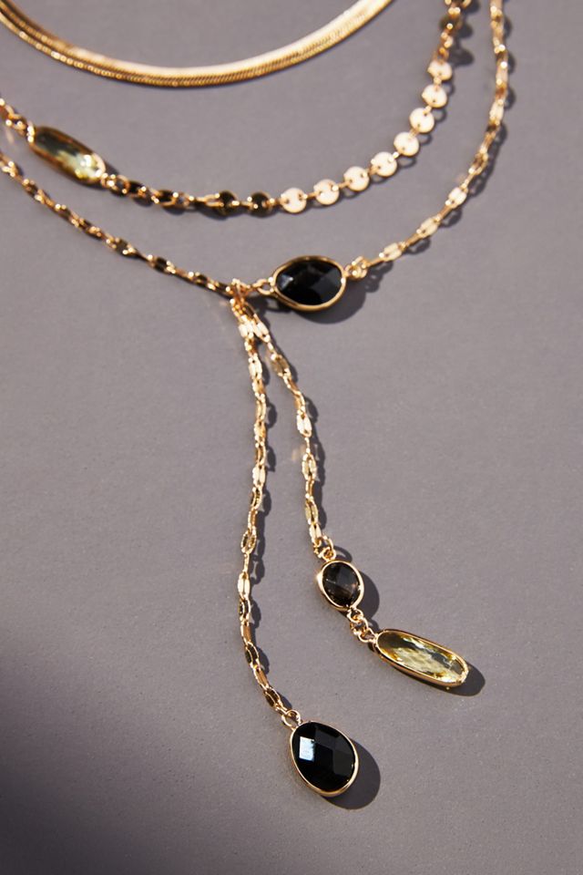 Layered Drop Necklace | Anthropologie