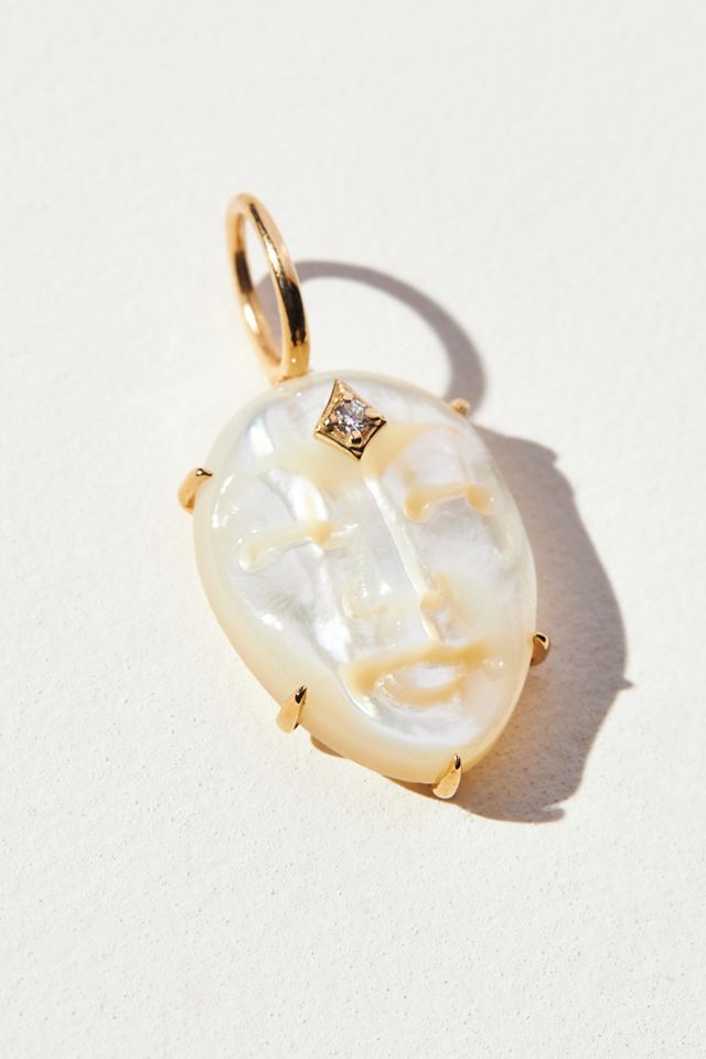 Maura Green Third Eye Diamond Charm | Anthropologie