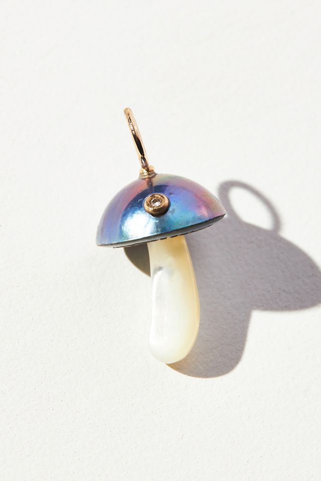 Maura Green Toadstool Diamond Charm | Anthropologie