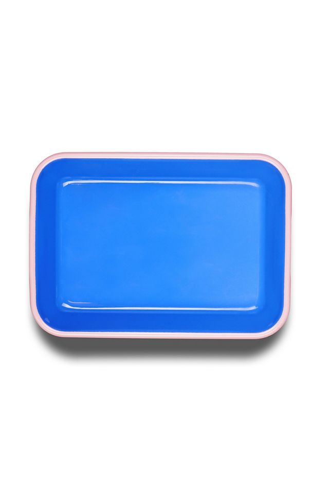 BORNN Colorama Enamelware Deep Rectangle Dish | Anthropologie