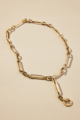 Paperclip Loop Chain Necklace | Anthropologie