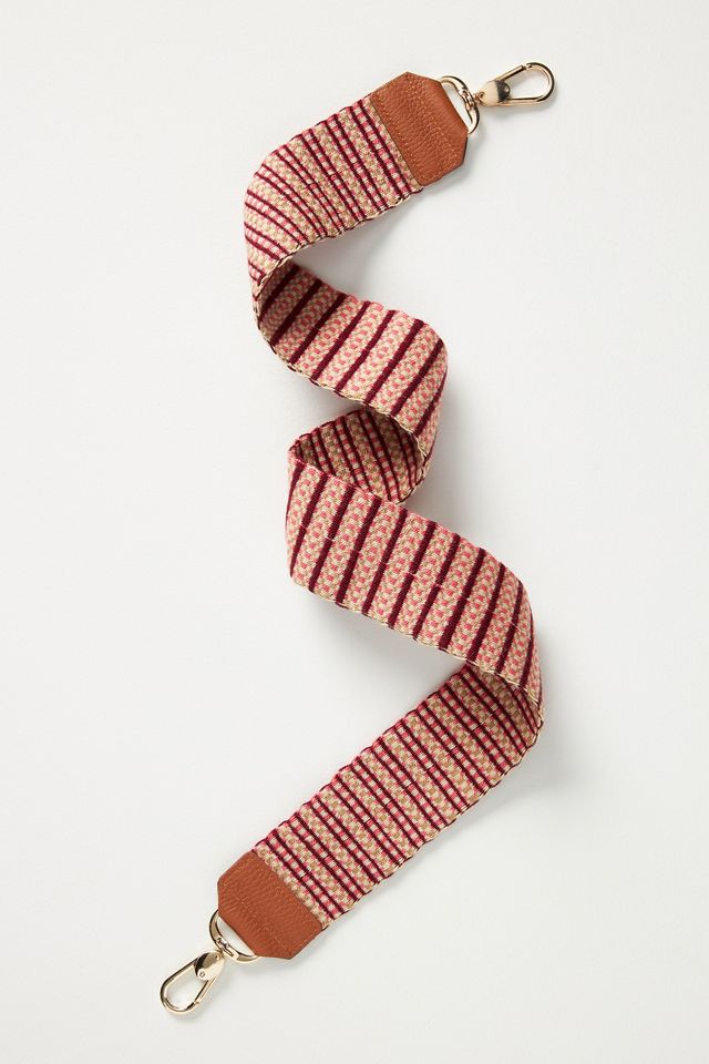 Guanabana Woven Leather-Trimmed Strap | Anthropologie