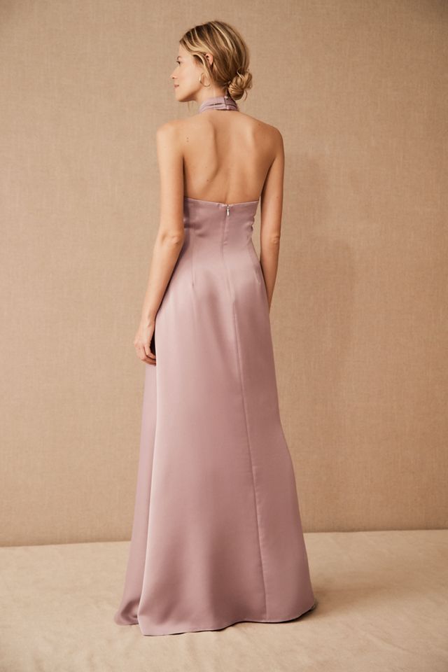Bhldn Ruby Satin Charmeuse Dress