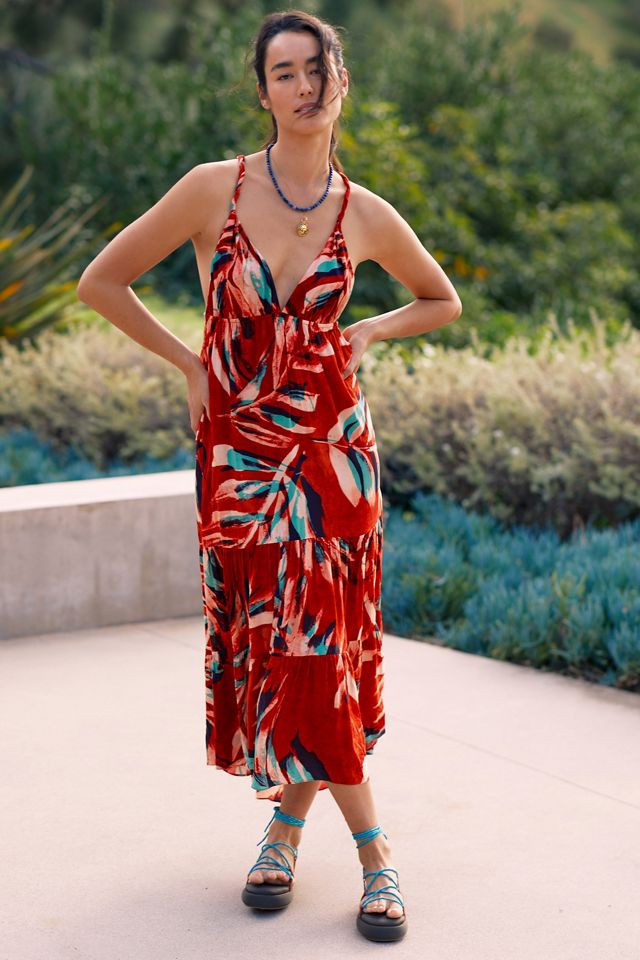 Danika Tiered Midi Dress | Anthropologie UK