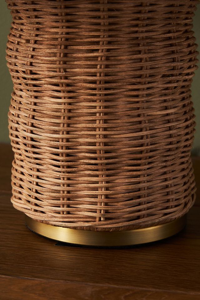 Sutton Rattan Table Lamp | Anthropologie