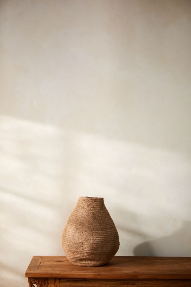 Woven Jute Vase | AnthroLiving