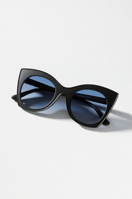 Cat-Eye Matte Sunglasses | Anthropologie